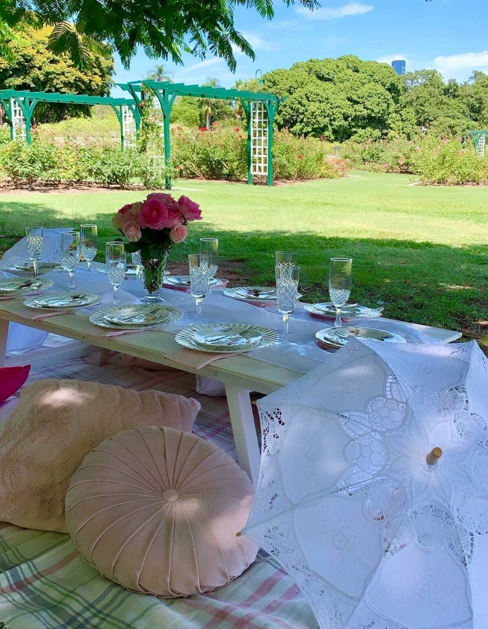 Rose Garden Picnic Package Lady Brisbane Brisbane Picnics And News
